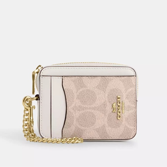 Coach | Bags | Coach Zip Card Case In Signature | Poshmark